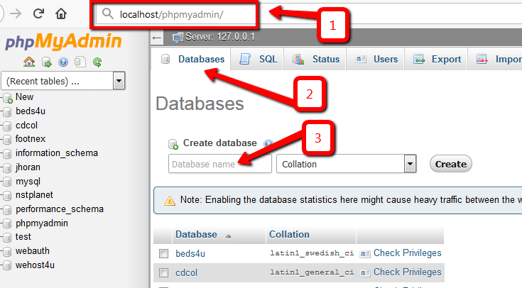 How To Export And Import Database File From Localhost Mysql Nst Web Creation