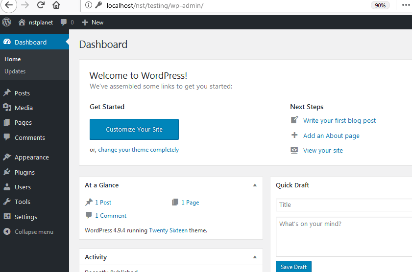 How To Install Wordpress On Hosting Control Panel Manually Nst Web Creation
